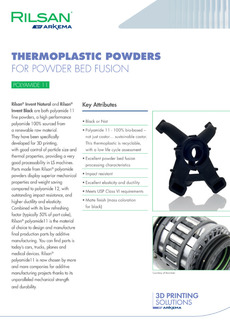 Arkema - 3D printing Arkema - Rilsan